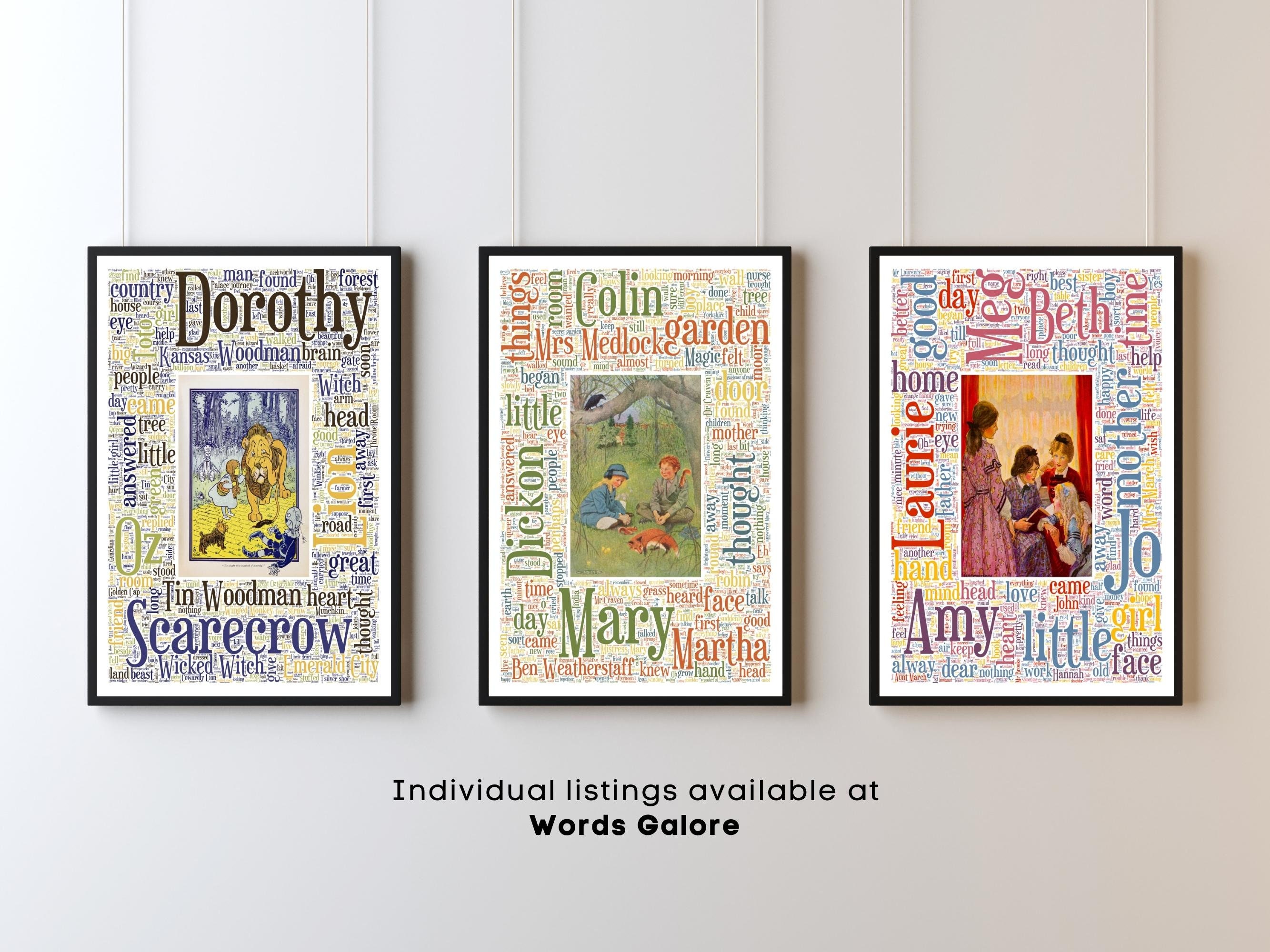 Children's Books Word Cloud Gallery, Children's Literature ...