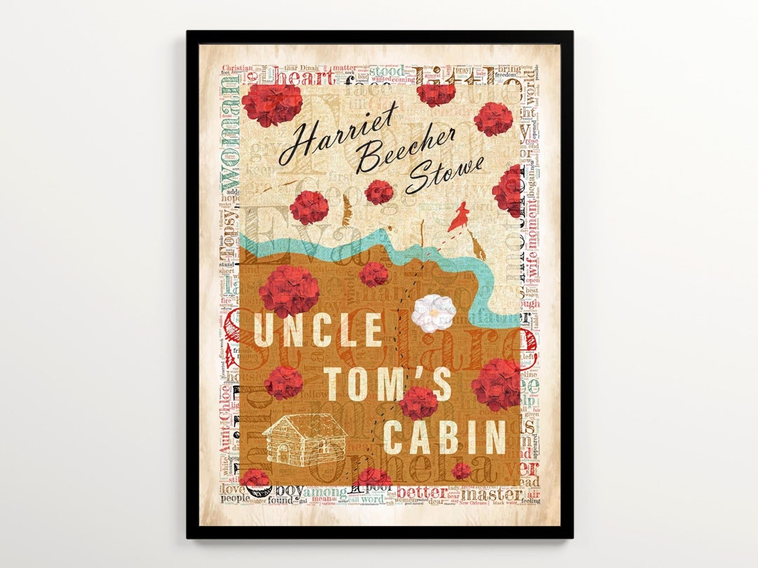 Uncle Tom's Cabin Book Cover & Word Cloud Art Set of 2 - Etsy