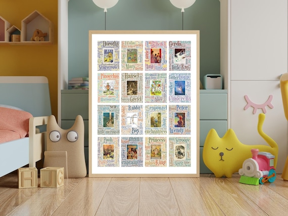 Children's Books Word Cloud Gallery Children's - Etsy