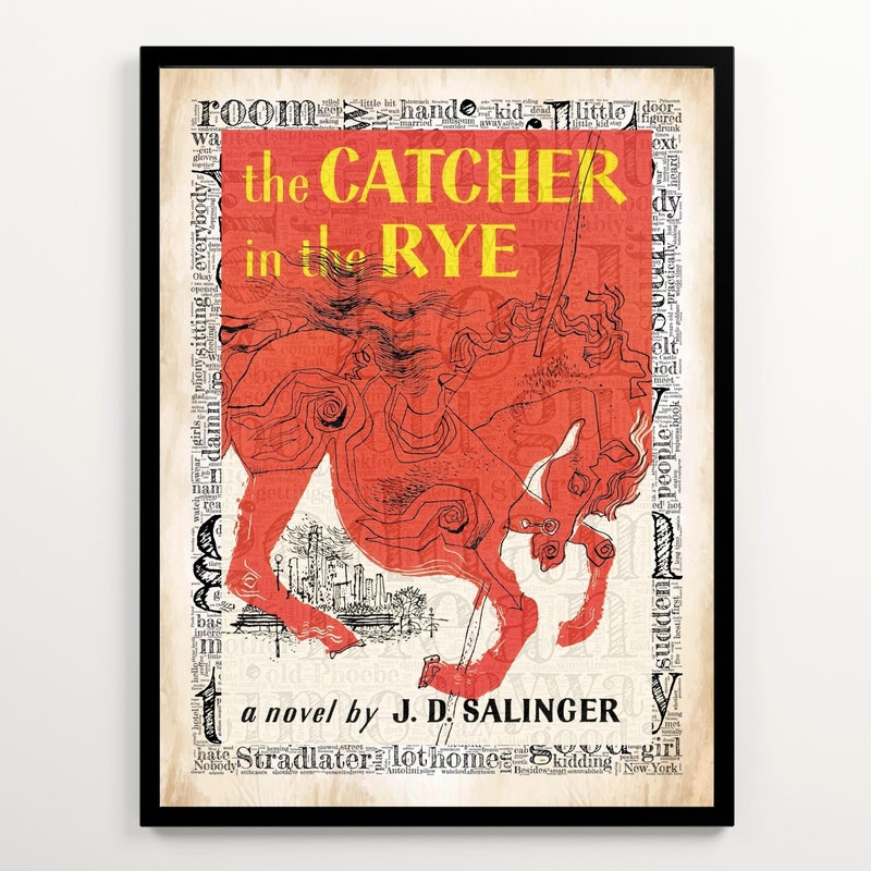 Catcher in the Rye Cover Art - Etsy
