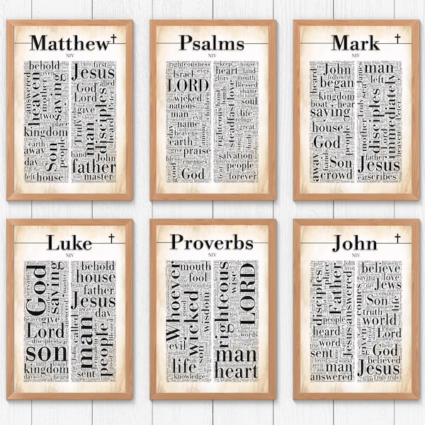 Scripture Word Art - Etsy