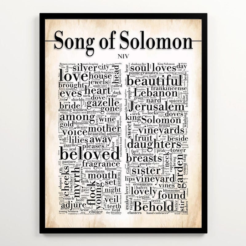 Song of Solomon 2 - Etsy