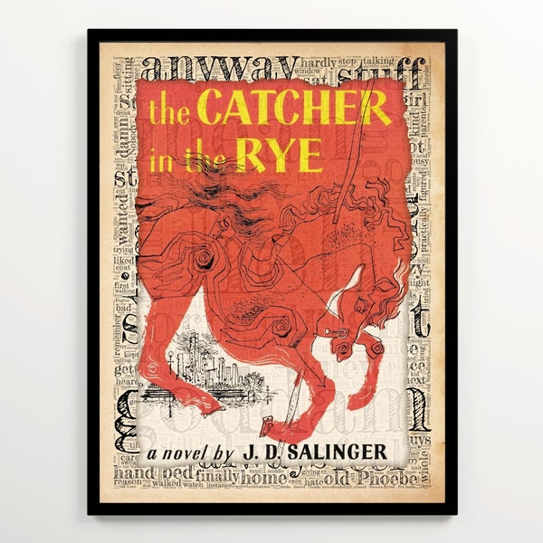 Catcher in the Rye Cover Art - Etsy