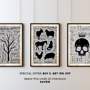 George Orwell Animal Farm Vintage Word Cloud Featuring 2000 Words of ...