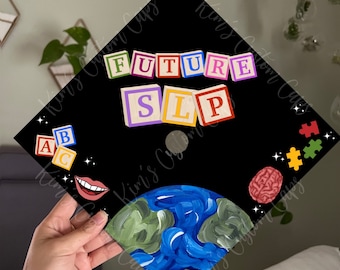 Speech Therapist Graduation Cap Topper, Speech Language Pathologist ...