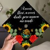 Mexican Flag Printed Custom Quote Graduation Cap Topper - Etsy