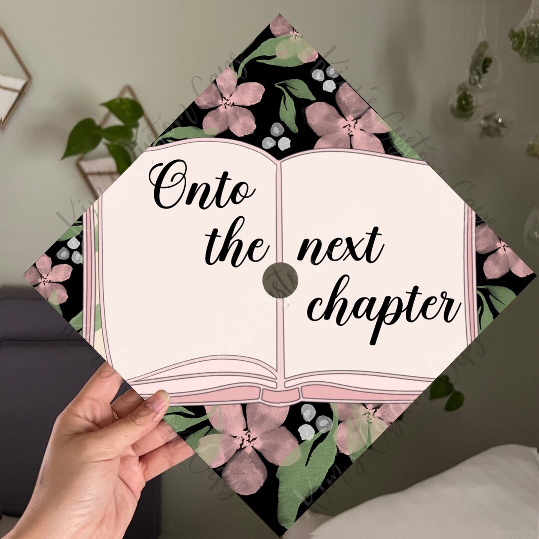 Reading Book Literature English Education Printed Graduation Cap Topper ...