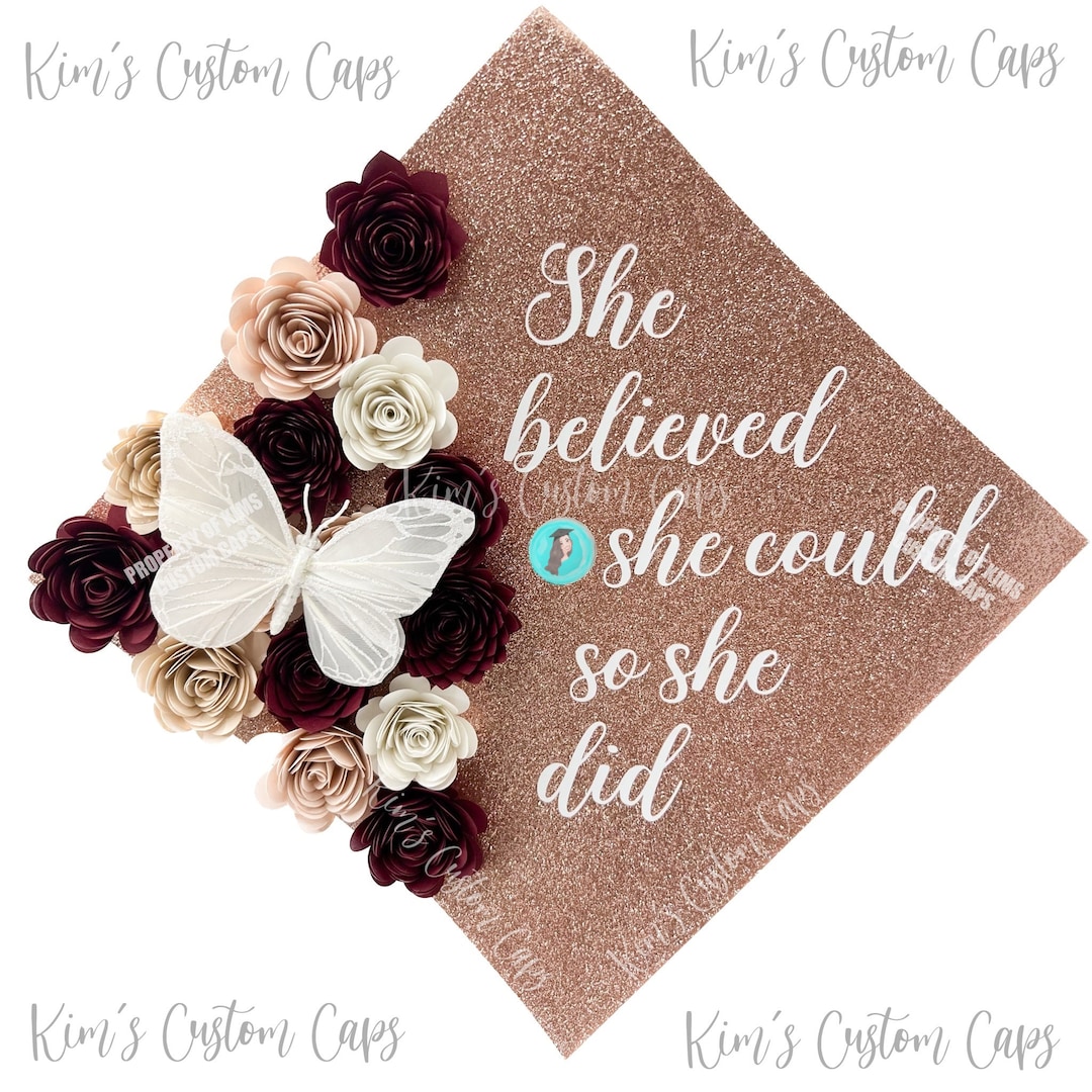 Premade Glitter Graduation Cap Topper - Etsy