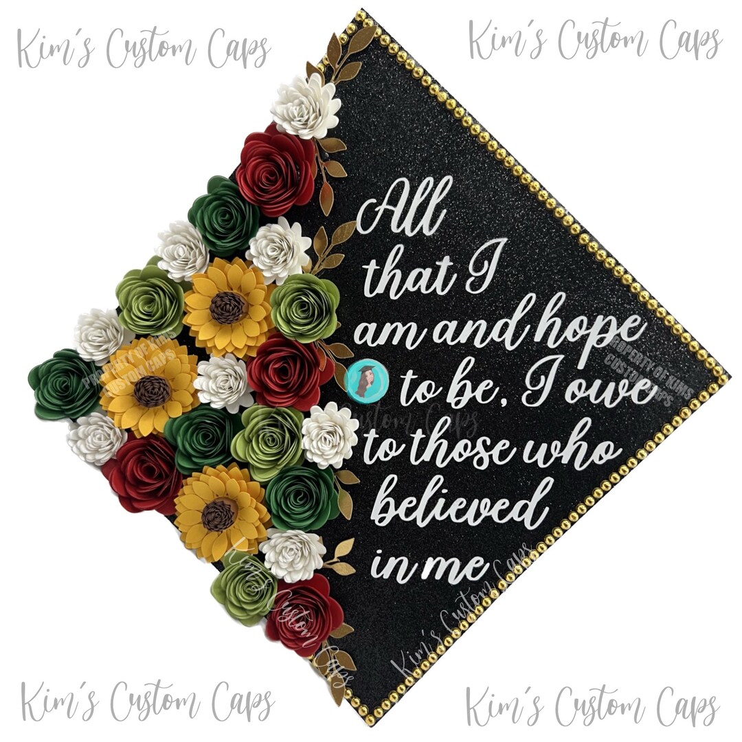 Premade Glitter Graduation Cap Topper - Etsy