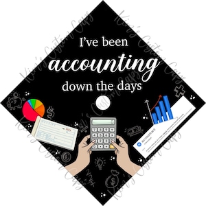 Accounting Accountant Printed Graduation Cap Topper - Etsy