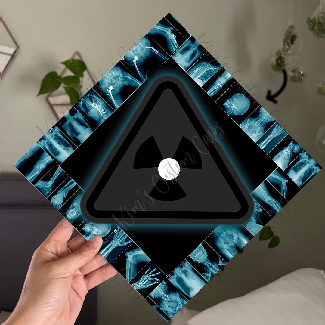 X-ray Radiology Xray Tech Radiologist Graduation Cap Custom Quote Cap ...