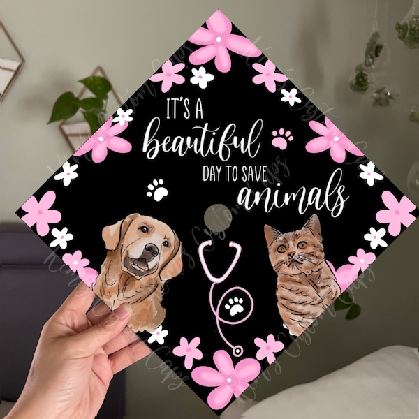 Veterinary Graduation Cap Topper - Etsy