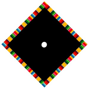 Sarape Border Graduation Cap Custom Quote Cap Topper - Etsy