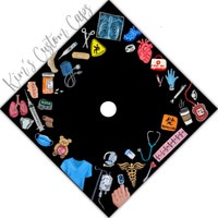 Personalized Graduation Cap Topper Nurse - Custom Graduation Cap - Etsy