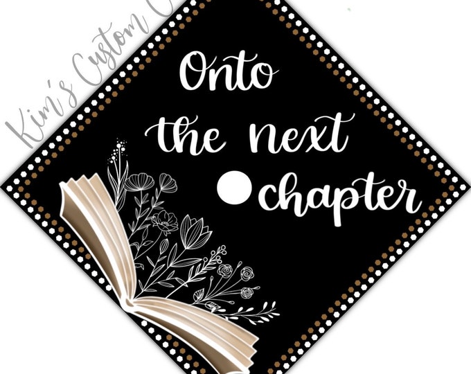 Reading Book Literature English Education Printed Graduation Cap Topper ...