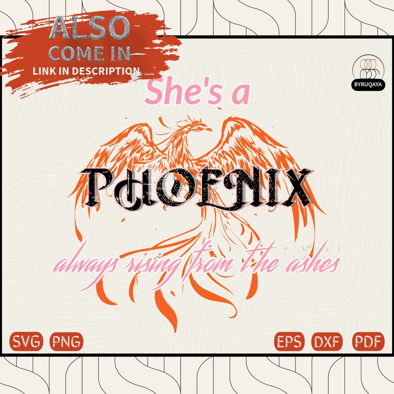 She's A Phoenix Always Rising From the Ashes Svg Circuit Printer ...