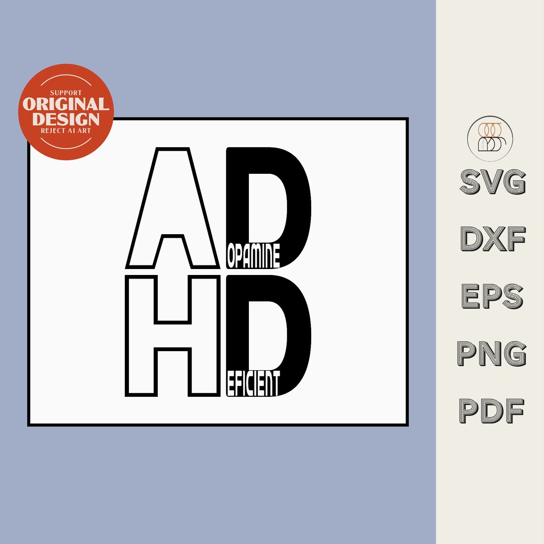Dopamine Deficient Molecule Svg Circuit Printer Funny Neurodivergent ...