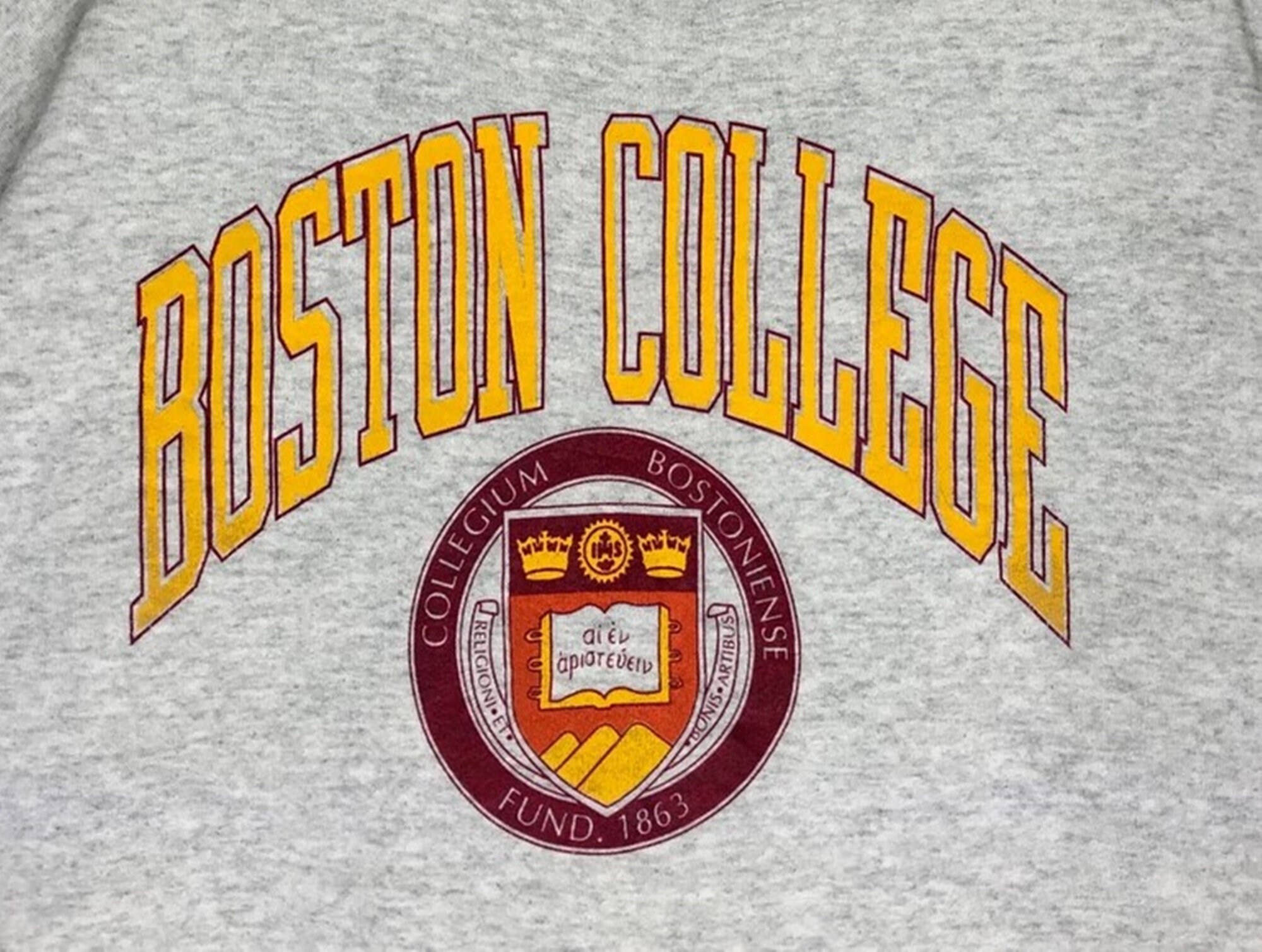 Vintage 90s Boston College Crewneck Sweatshirt, Boston College Shirt ...