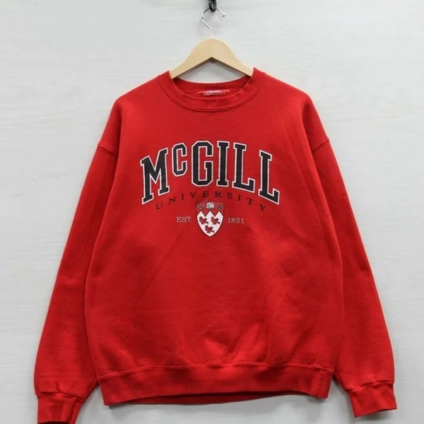 Vintage Mcgill Sweatshirt - Etsy