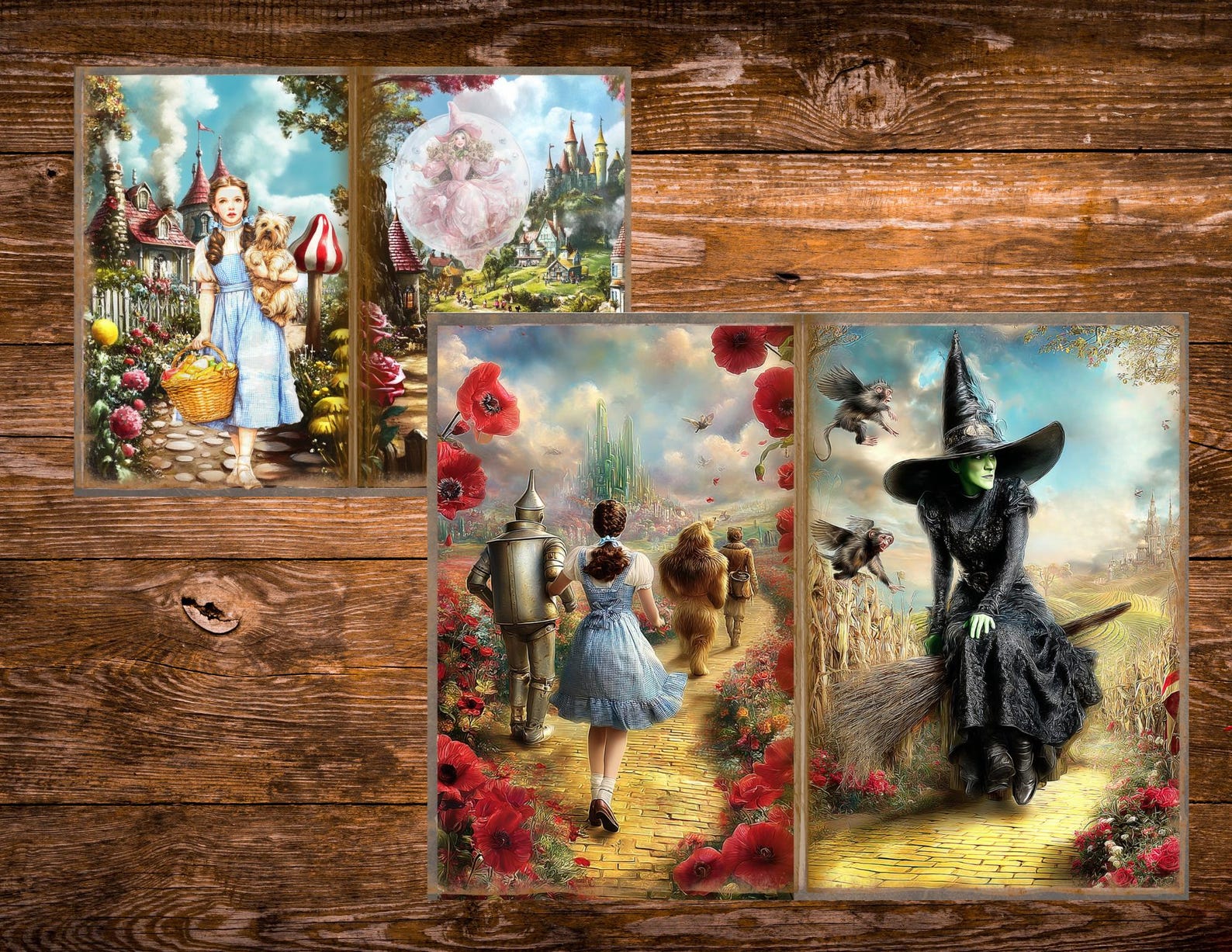 Wizard of Oz Junk Journal Paper, Vintage Ephemera -digital Download - Etsy