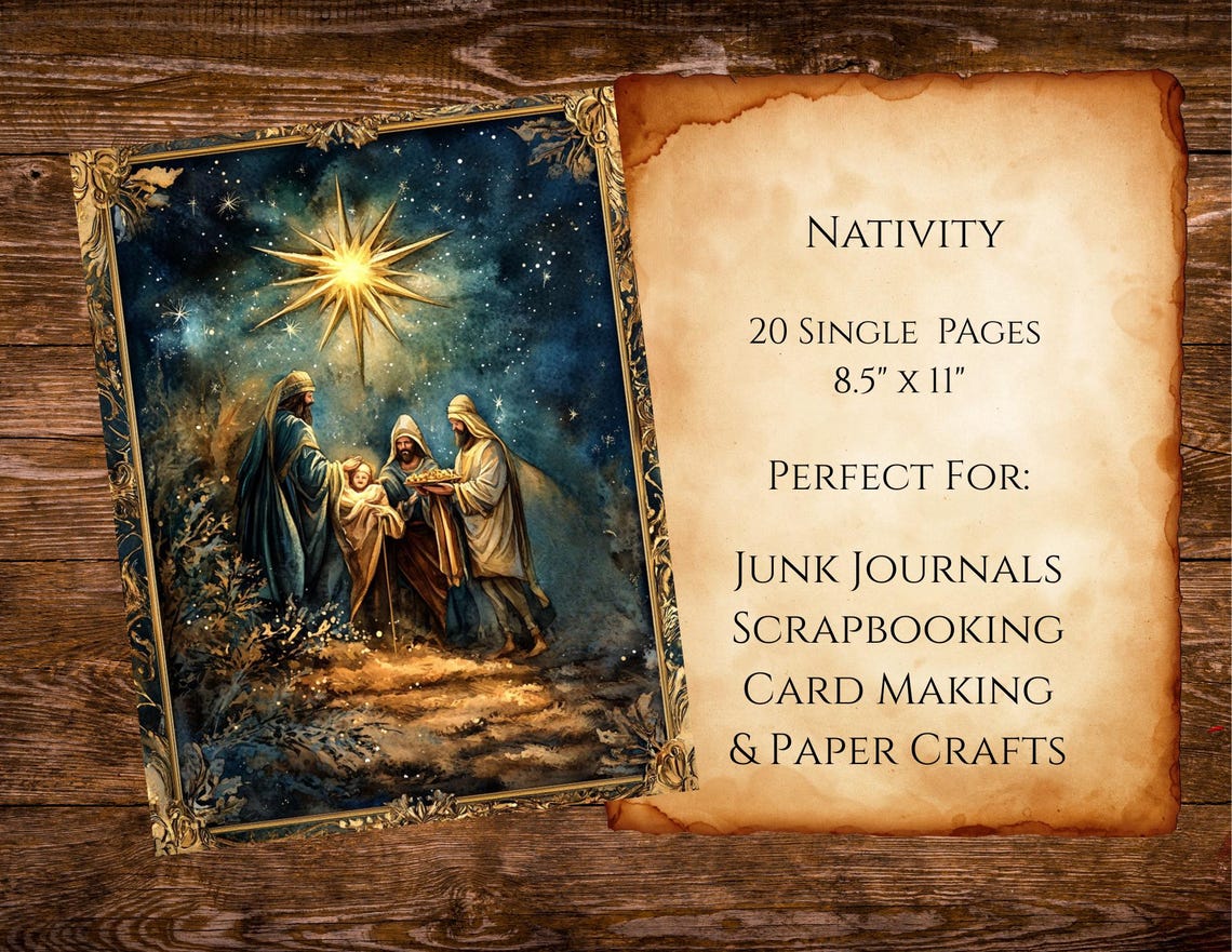 Christian Faith Junk Journal Printable Scrapbook Jesus Junk Journal ...