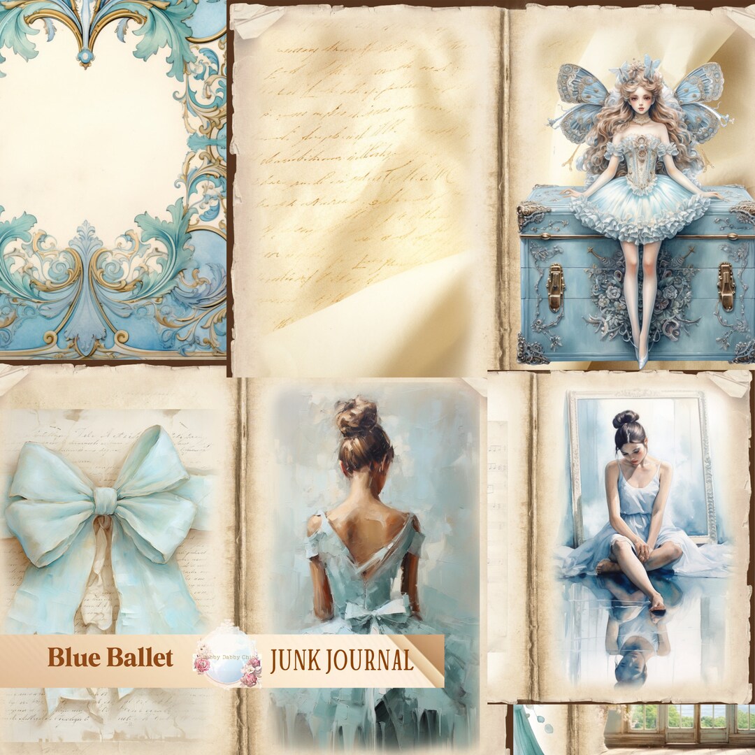 Ballet Junk Journal, Ballet Digital Papers, Ballet Junk Journal Papers ...