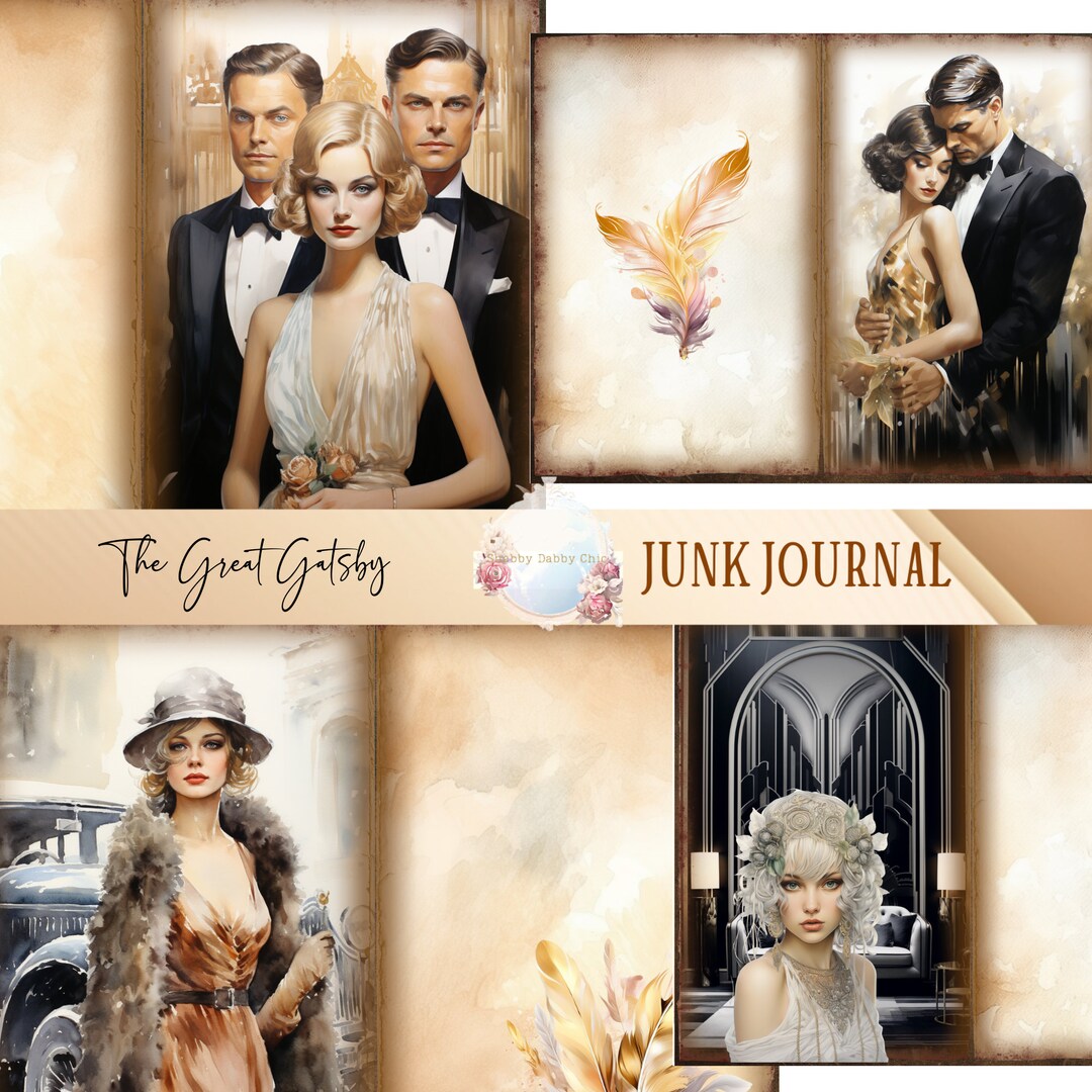 Great Gatsby Junk Journal Art Deco Junk Journal Art Deco Scrapbook ...