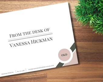 From the Desk of Logo - Etsy