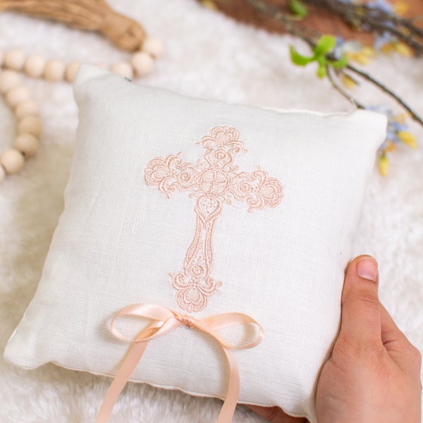 Cross Pillow - Etsy