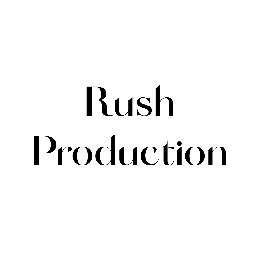 Rush Production - Etsy