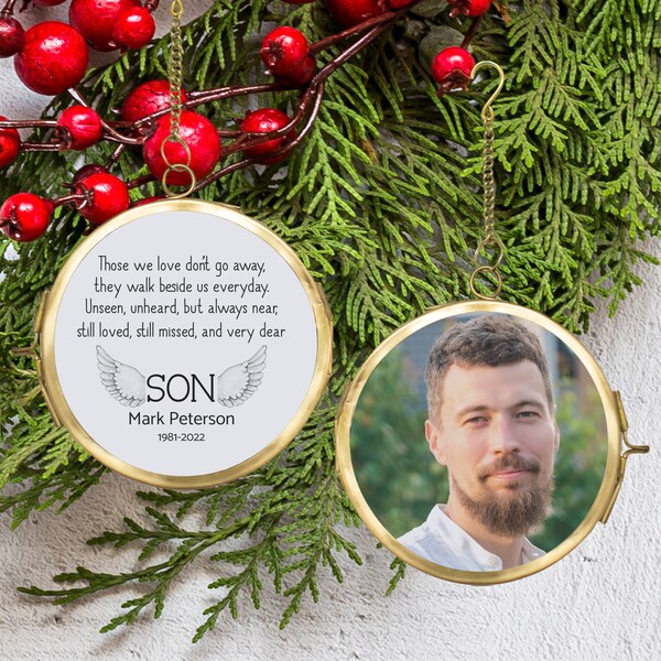 Son Memorial Ornaments - Etsy
