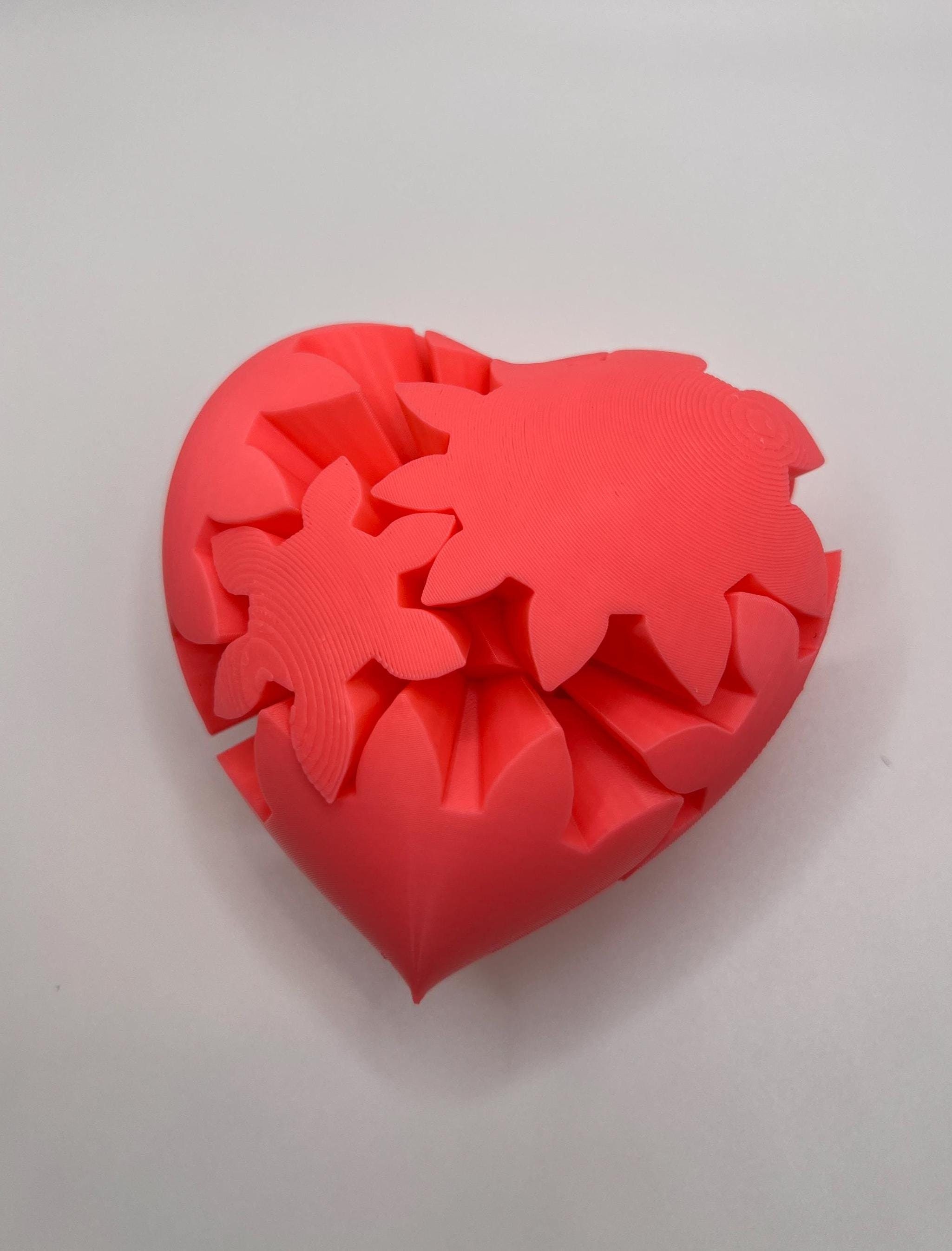 Heart Gear Fidget Toy - Etsy