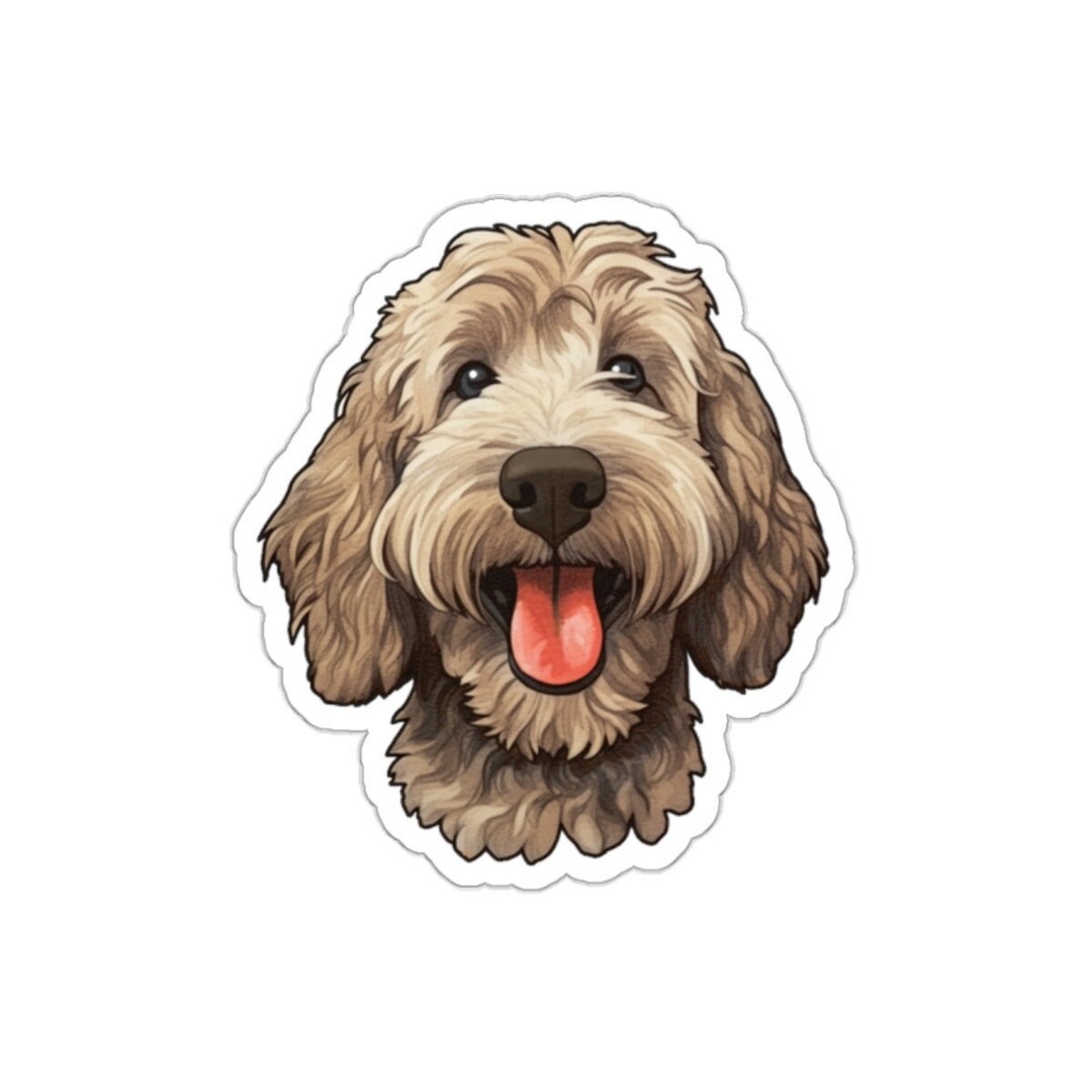 Lively Beige Doodle | Sticker | Personalize | Limited Edition | Decal ...