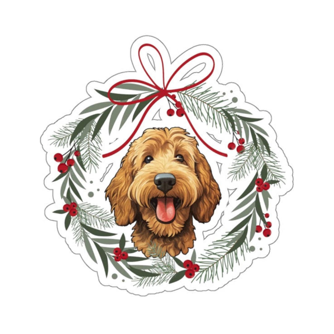 A Merry Christmas Doodle Sticker Personalize Limited Edition Decal - Etsy