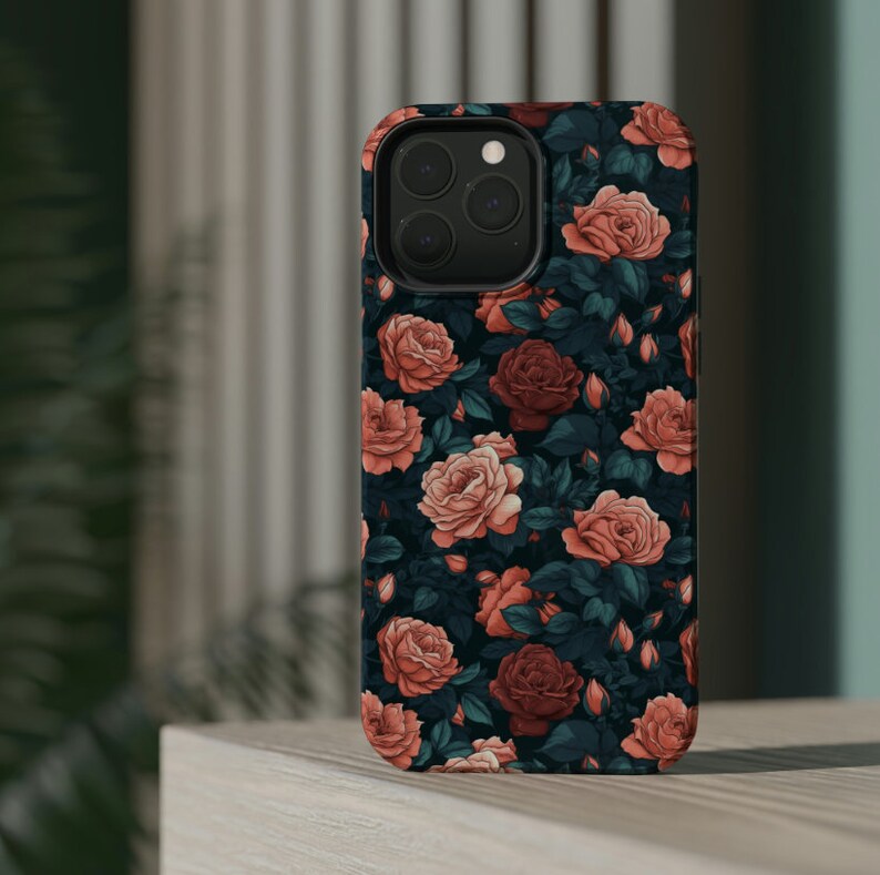 Rose Garden Cute Flower Pattern Floral Phone Case iPhone 13 14 Pro Plus ...