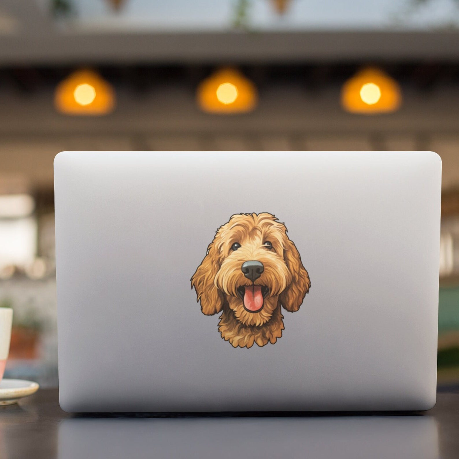 Lively Golden Doodle | Sticker | Personalize | Limited Edition | Decal ...