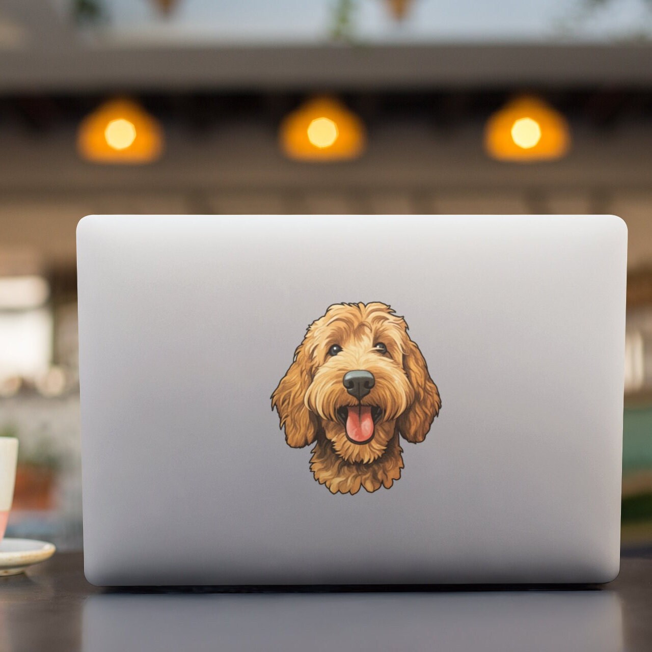 Lively Golden Doodle | Sticker | Personalize | Limited Edition | Decal ...