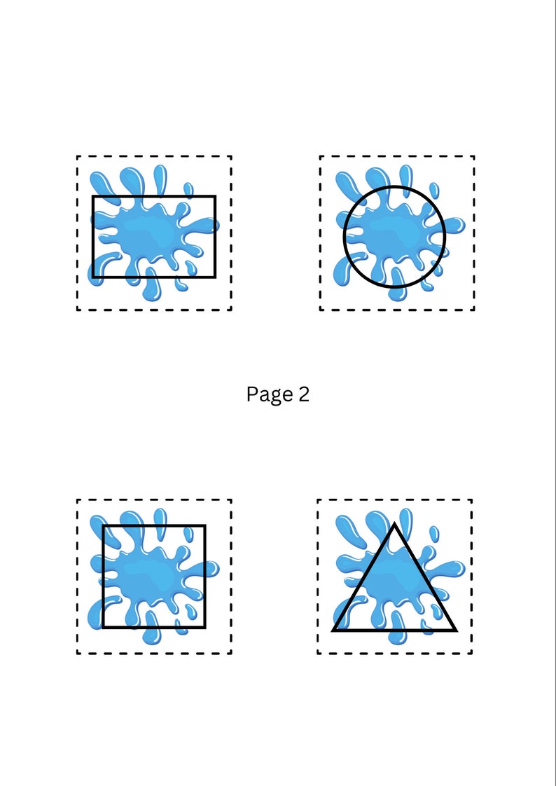 Shape Recognition Fire Safety Worksheet, Daycare, Preschool, Homeschool ...