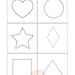 Shapes, Numbers, Colors, Printable Flash Cards for Toddlers, Preschool ...