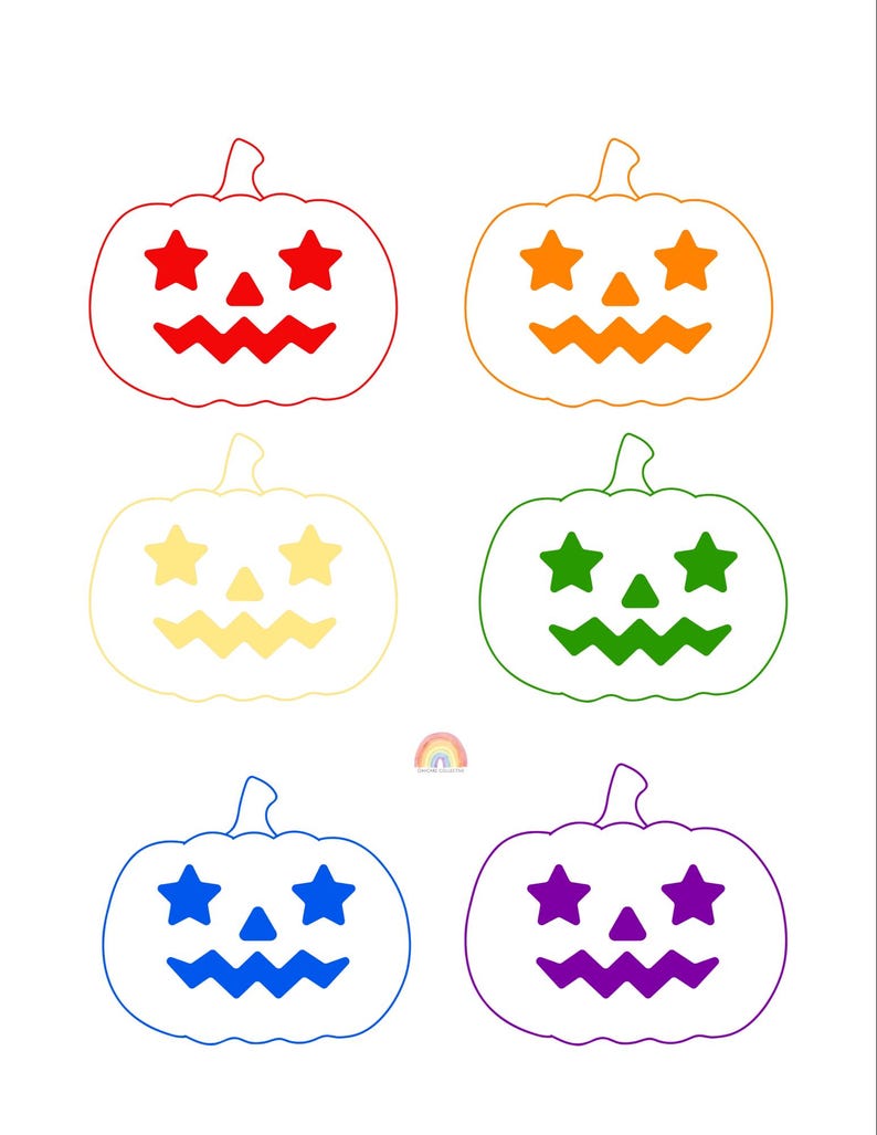 Pumpkin Activities for Toddlers, Matching, Sorting, Counting, Art ...