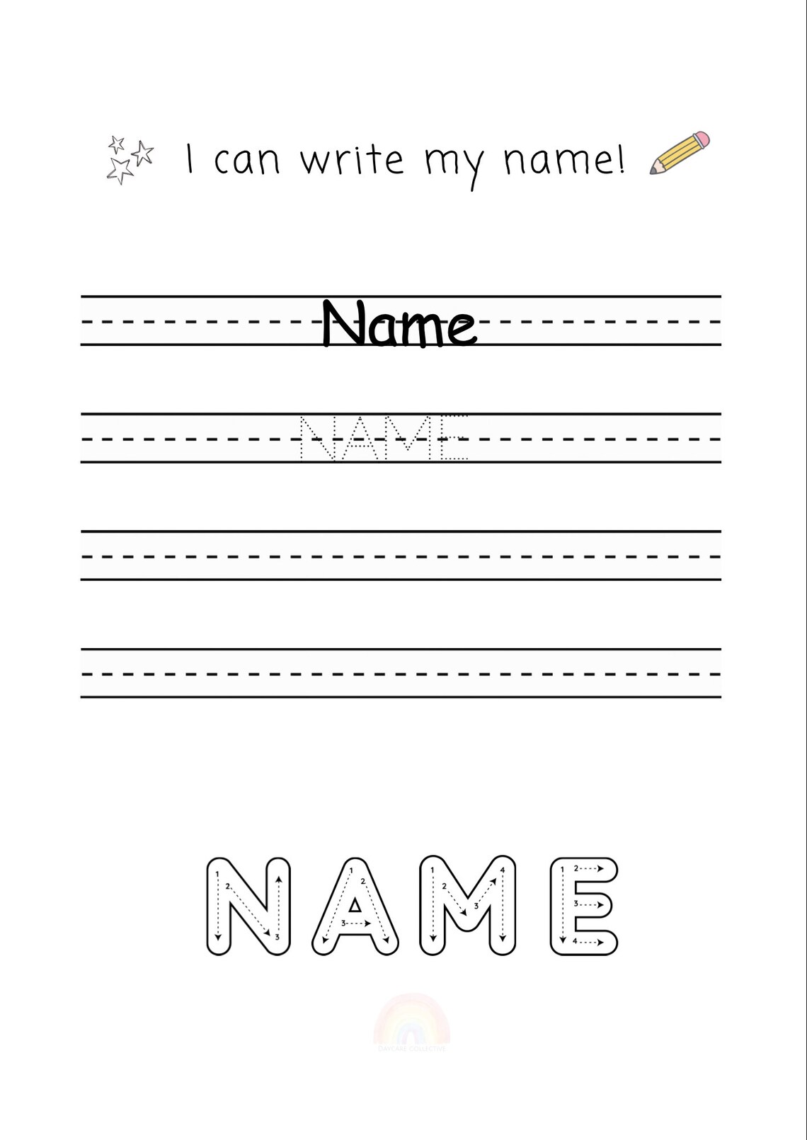 Name Practice, Letter Worksheet, Name Recognition, Writing Practice ...