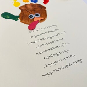 Thanksgiving Craft Printable, Kids, Children, Handprint, Paint ...