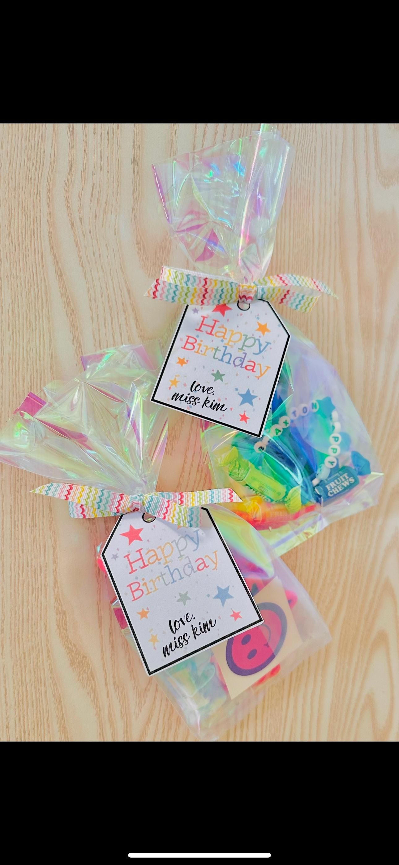 Birthday Tags for Children, Kids, From Teacher, Daycare, Preschool ...