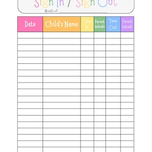 Print Out a Registration - Etsy