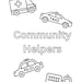 Community Helpers, Fire Prevention Safety Week, Coloring Sheet for Kids ...
