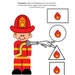 Shape Recognition Fire Safety Worksheet, Daycare, Preschool, Homeschool ...