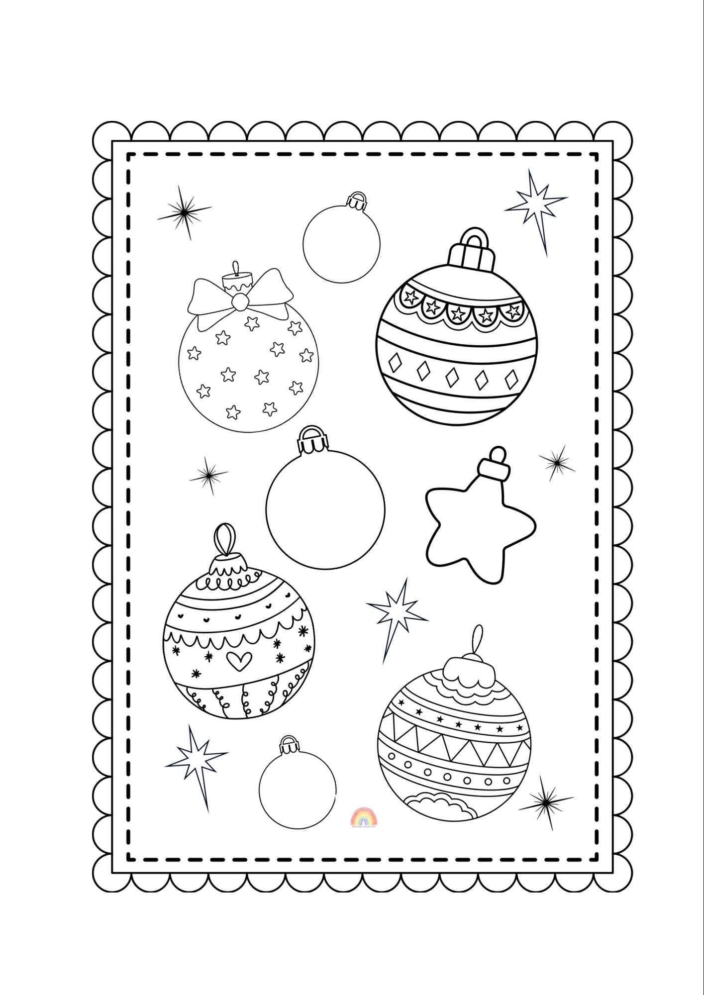 Bundle Coloring Pages for Kids, Whimsical, Magical, Cute, Christmas ...