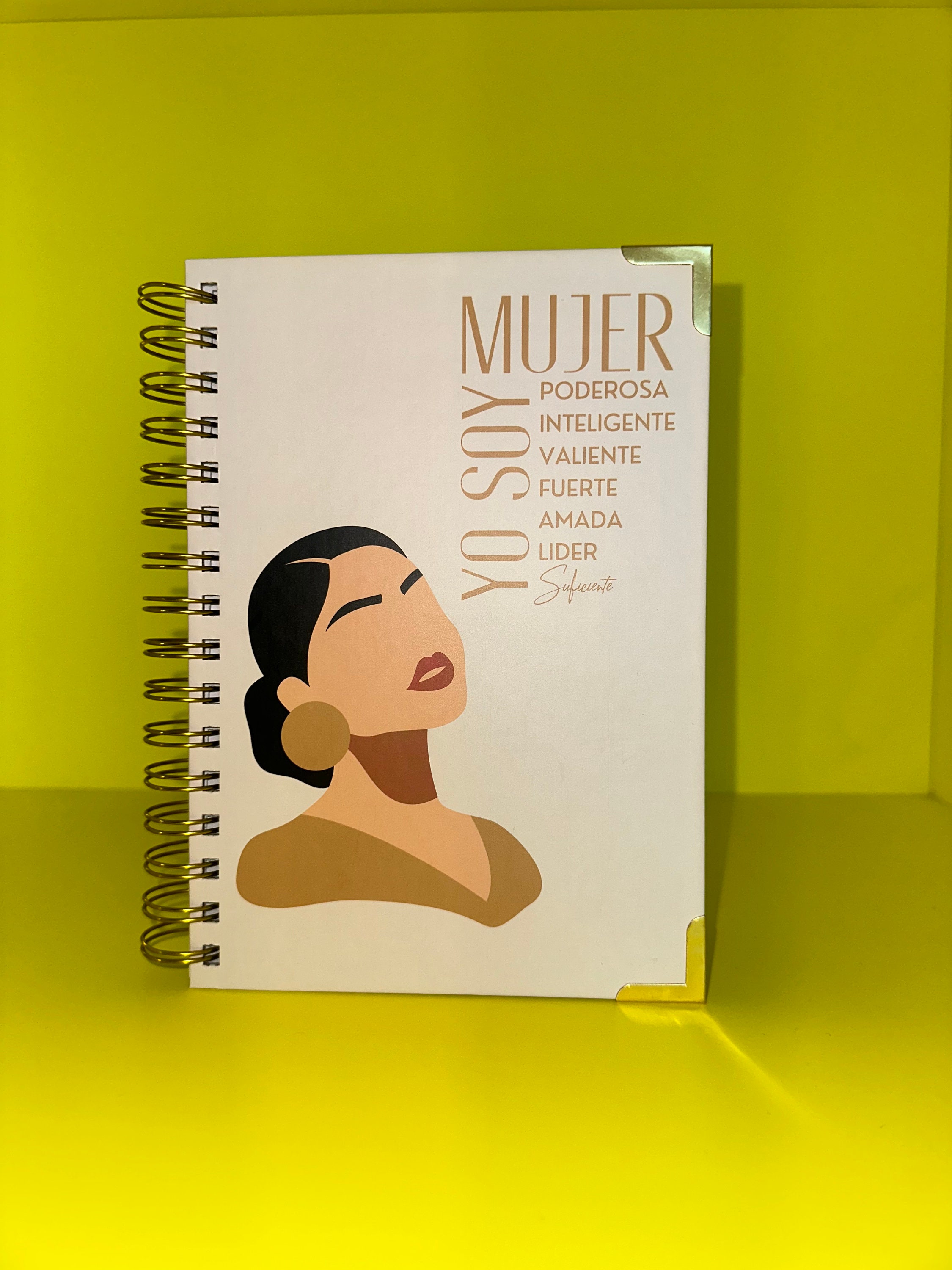 Mujer Poderosa Journal – Latina Empowerment, Gold Spiral Notebook - Etsy