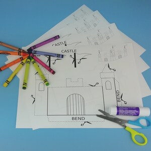 3D Castle Model, Download and Print - Etsy