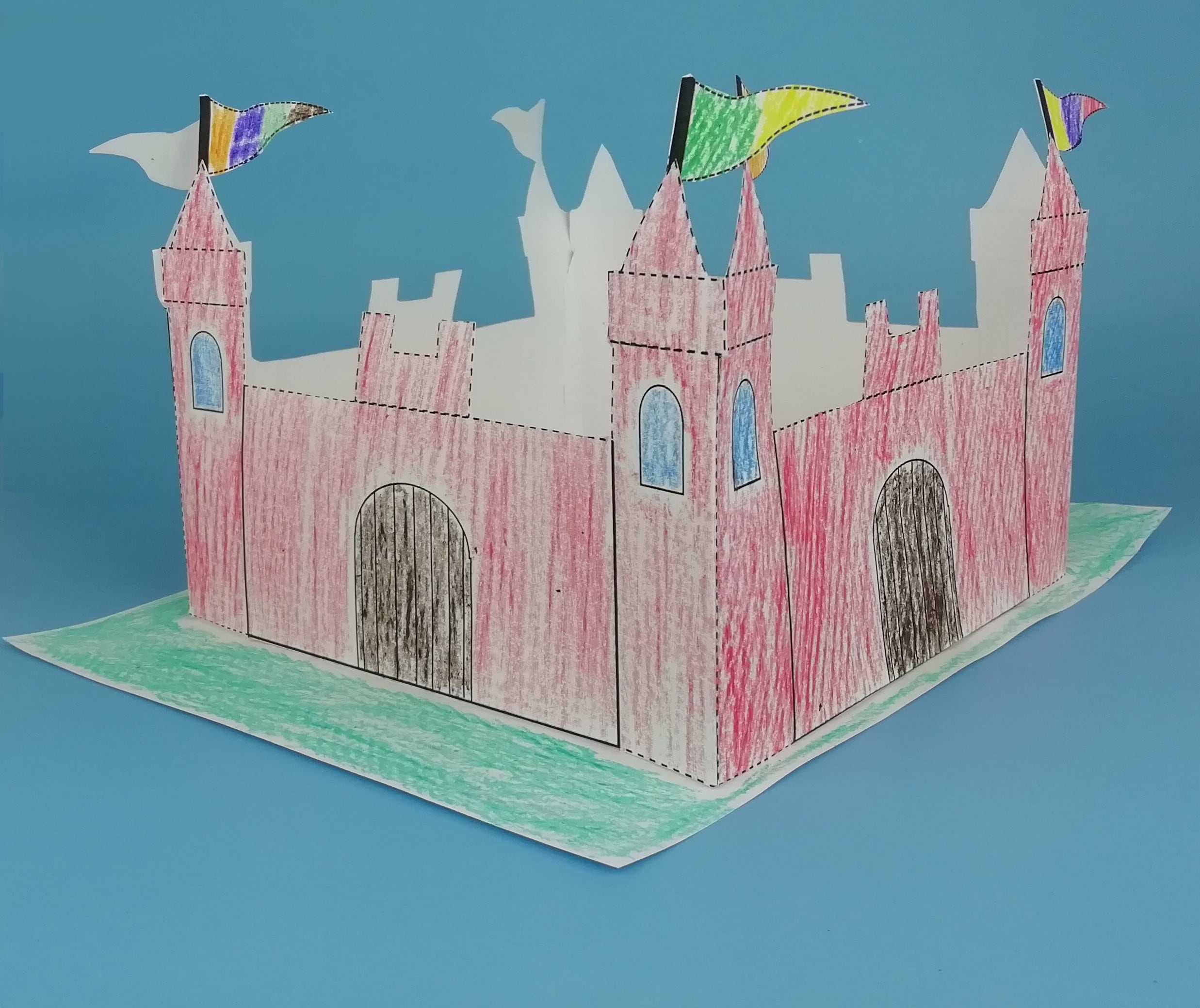 3D Castle Model, Download and Print - Etsy